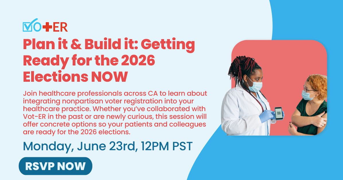 Plan it and Build it: Getting Ready for the 2026 Elections NOW · Vot-ER